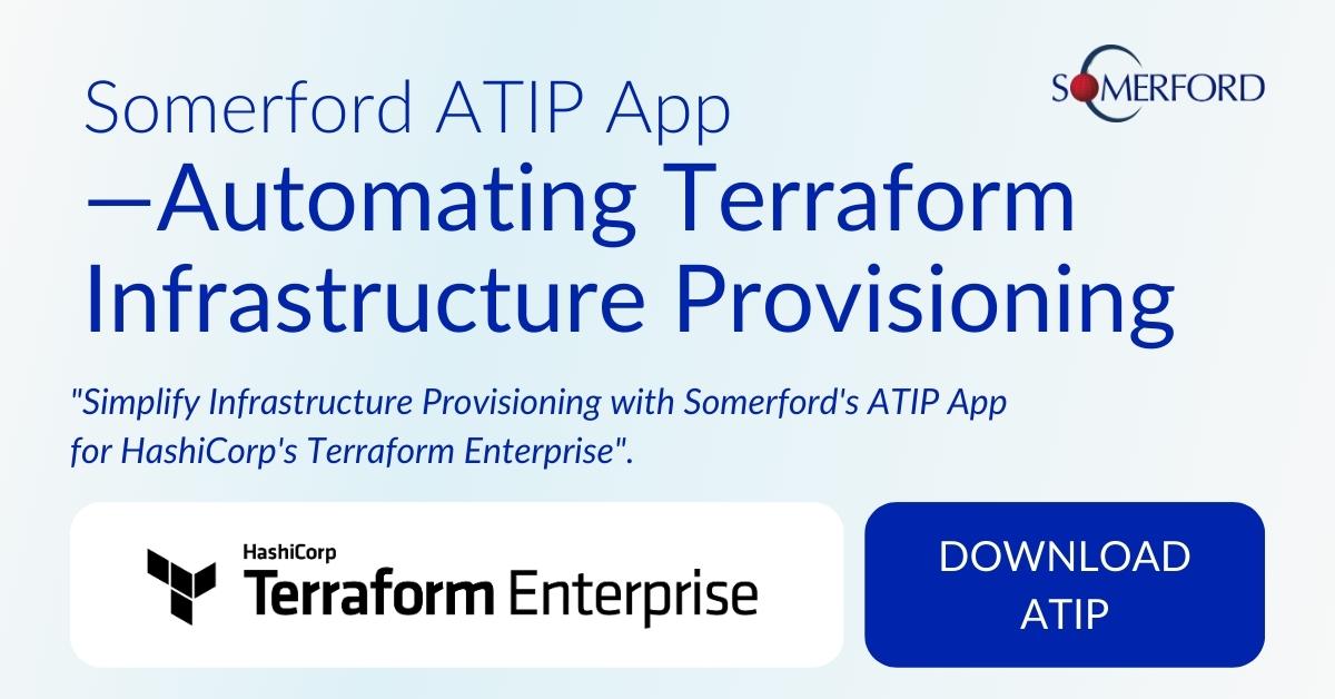 Automating Terraform Infrastructure Provisioning ATIP App - Somerford ... Automating Terraform Infrastructure Provisioning ATIP App - Somerford ...