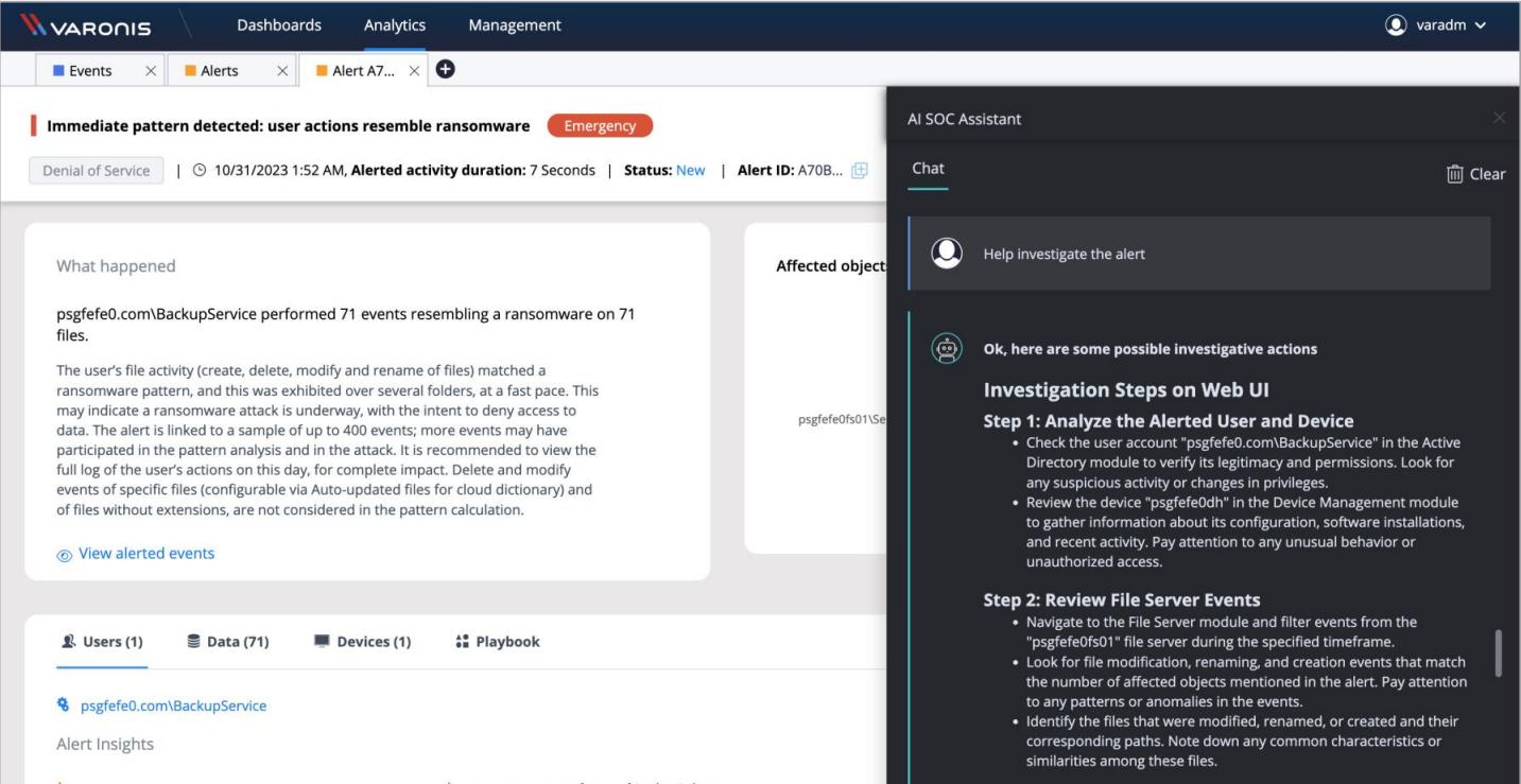 Introducing Athena AI for Varonis SaaS - Somerford Associates