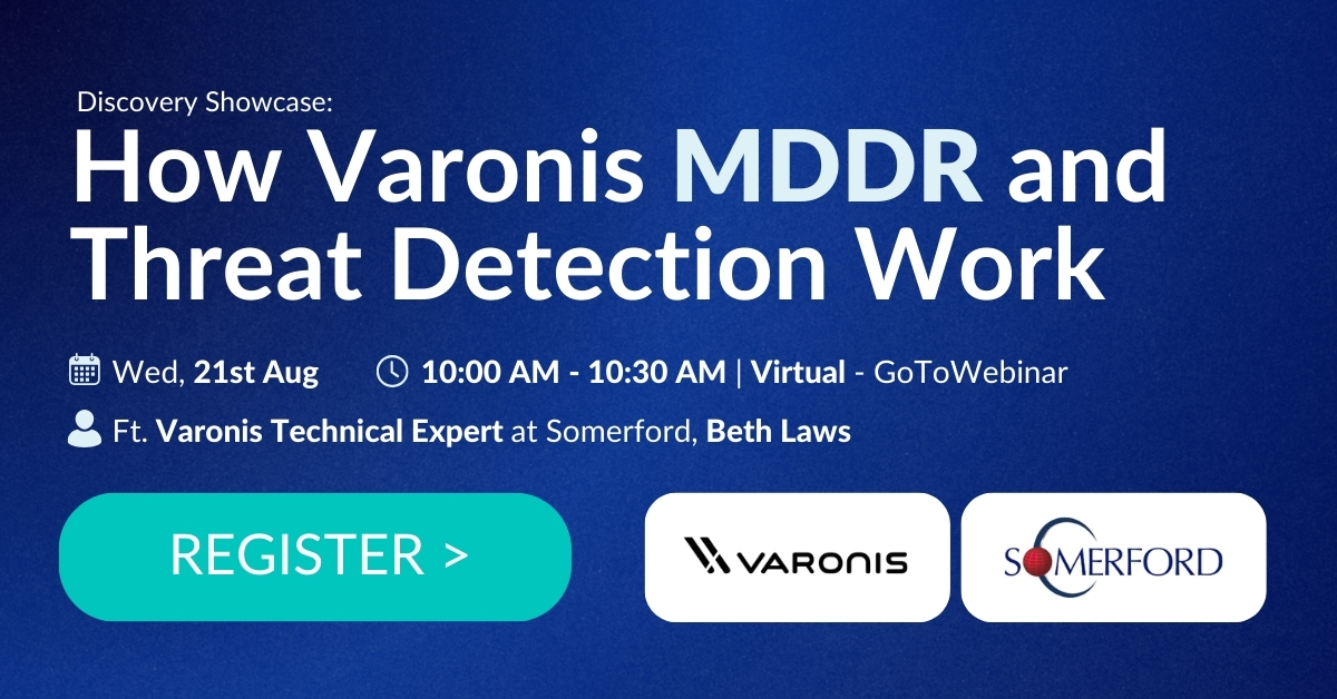 How Varonis MDDR and Threat Detection Works - Somerford Associates